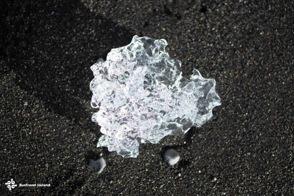 Exploring Fellsfjara, the Diamond Beach of Iceland - BusTravel Iceland