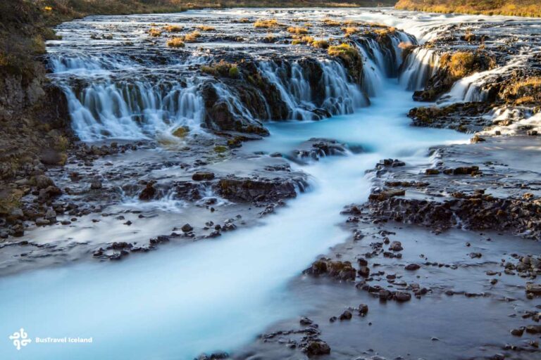Guide to Brúarfoss Waterfall in the Golden Circle - BusTravel Iceland