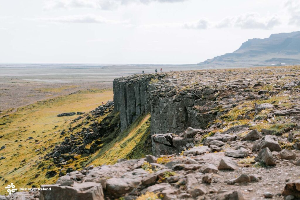 Explore Gerduberg Basalt Columns in Snaefellsnes - BusTravel Iceland