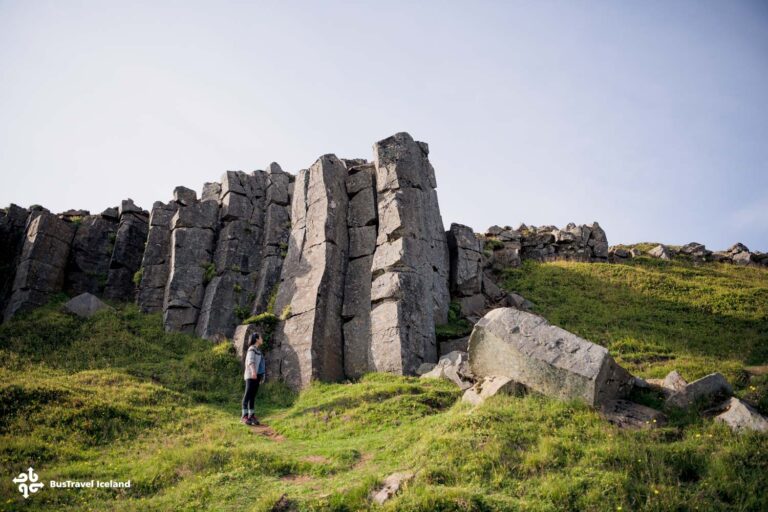 Explore Gerduberg Basalt Columns in Snaefellsnes - BusTravel Iceland