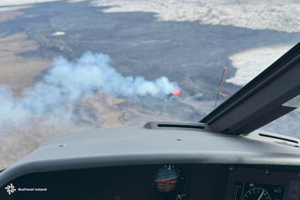 Helicopter Tour to the Active Volcano - BusTravel Iceland